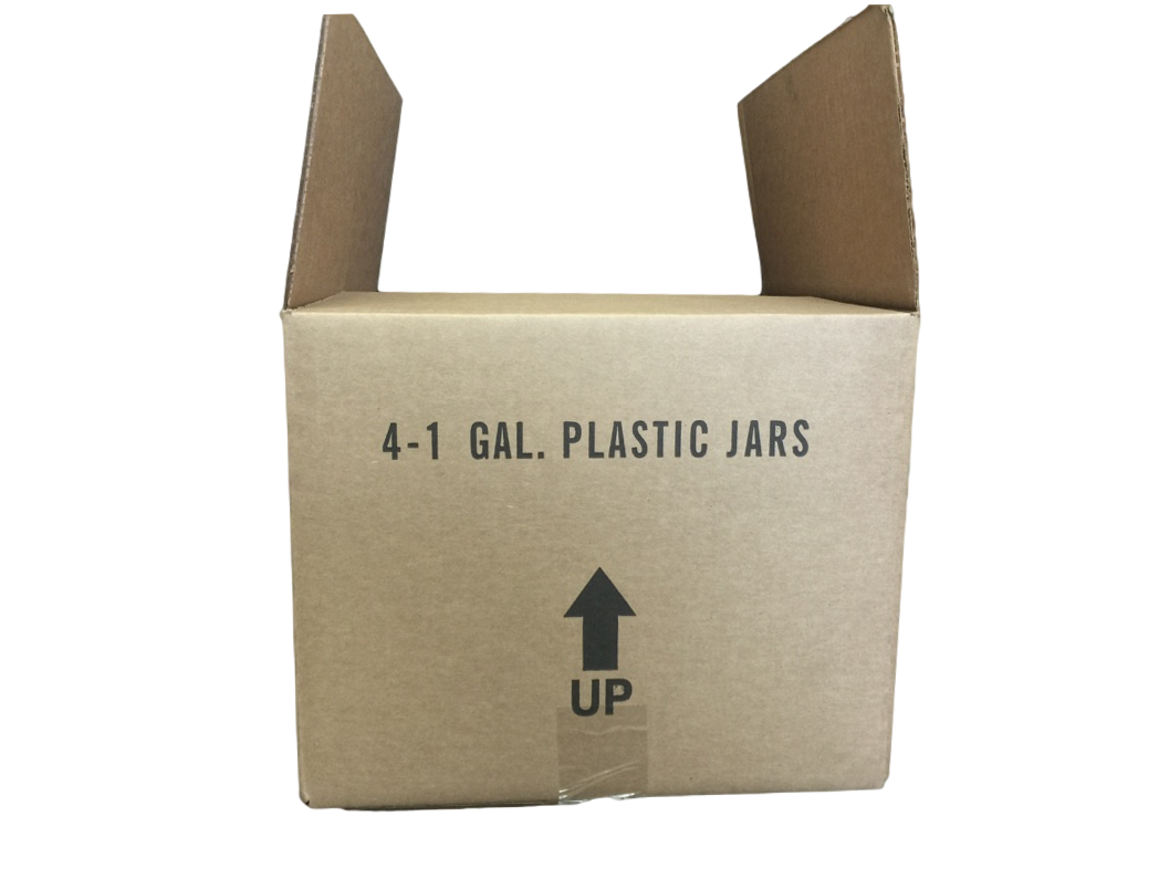 Jar gallon round HDPE 110M 4/1 reshipper Natural – Amen Packaging